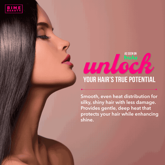 InfraGlam Hair Iron | Infrared Flat Iron with Titanium Plates – BimeBeauty