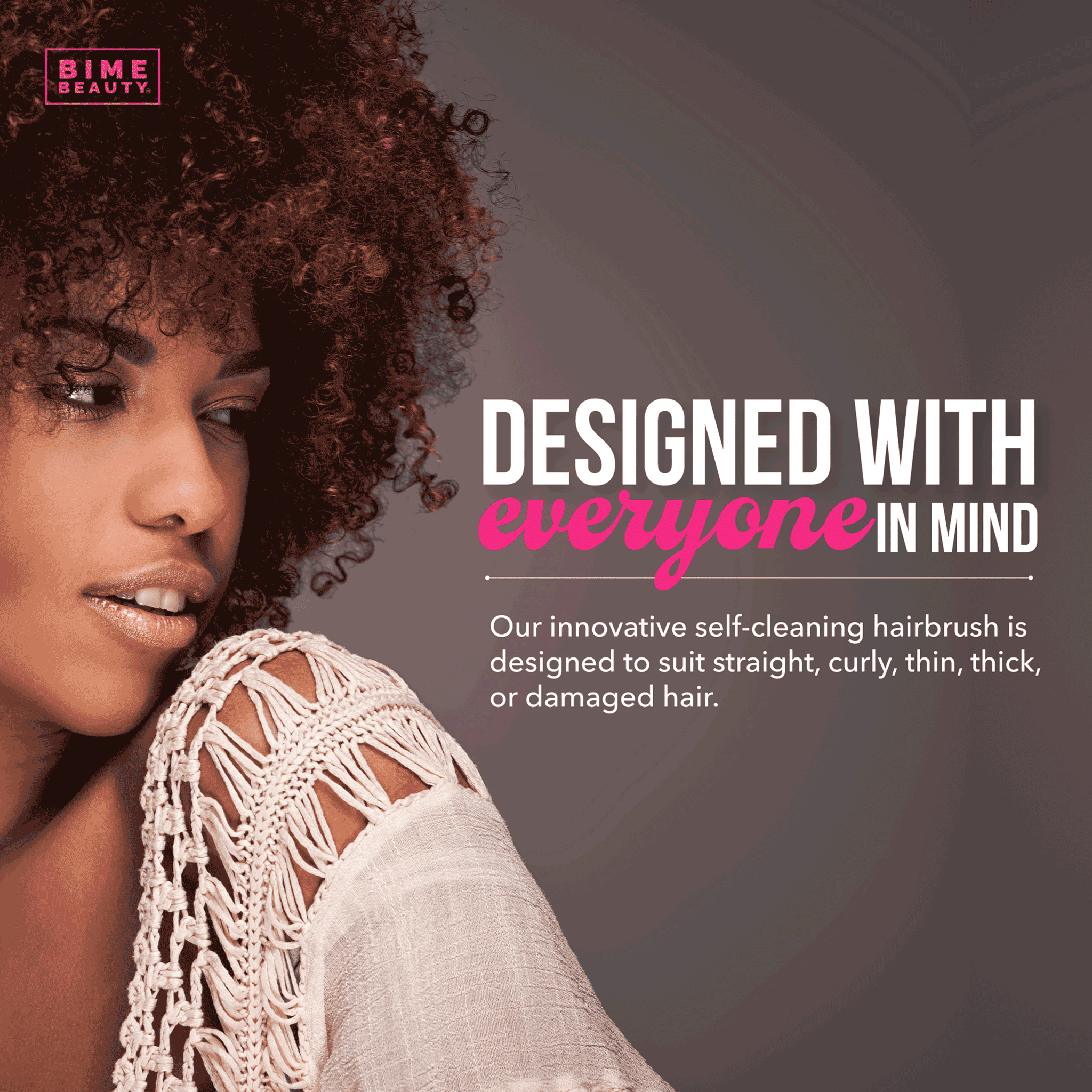 Self-Cleaning Hair Brush | Tangle-Free & Hygienic Styling – BimeBeauty